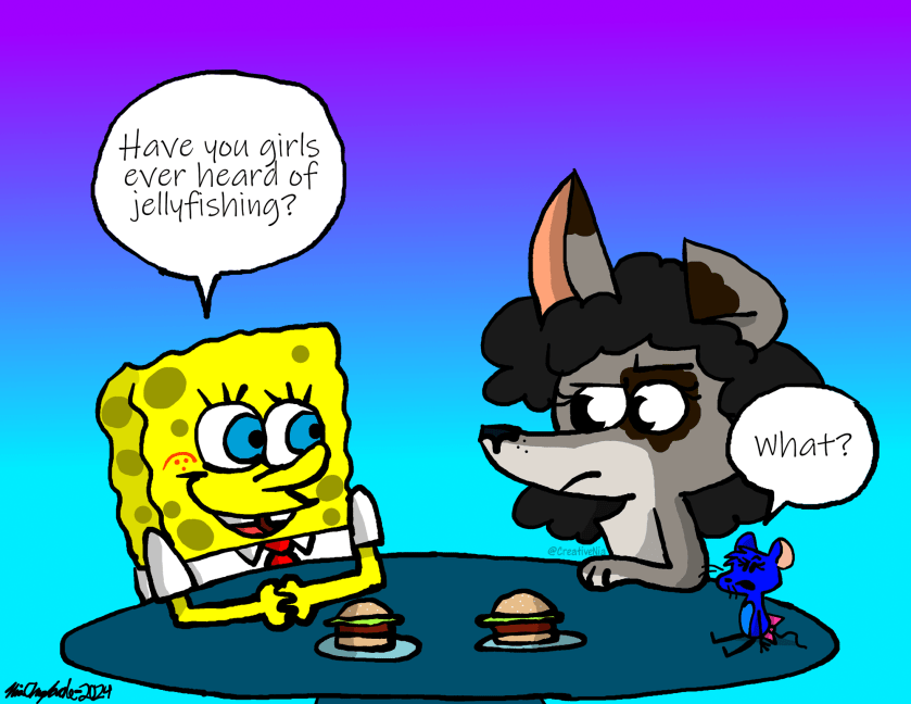 Dinner with SpongeBob